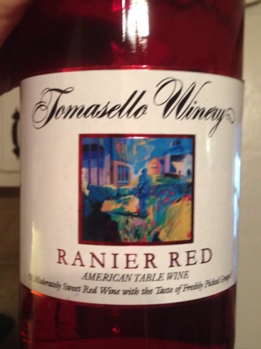 Tomasello Ranier American Red Table 2012 | Wine Info