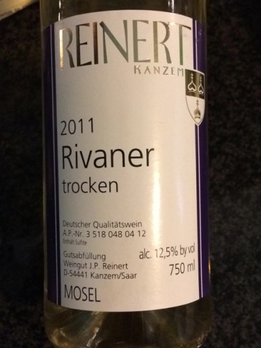 Johann Peter Reinert Rivaner Trocken | Vivino