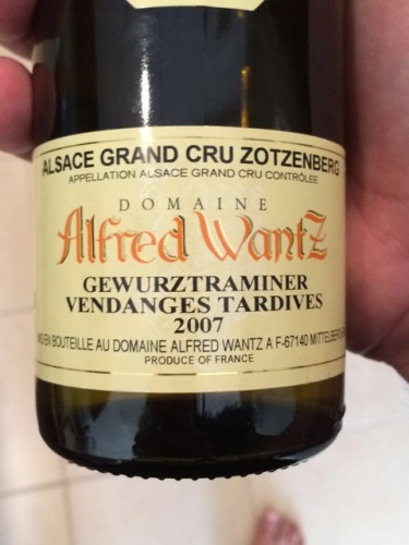 Domaine Alfred Wantz - Stephane Wantz Gewürztraminer Vendanges Tardives ...