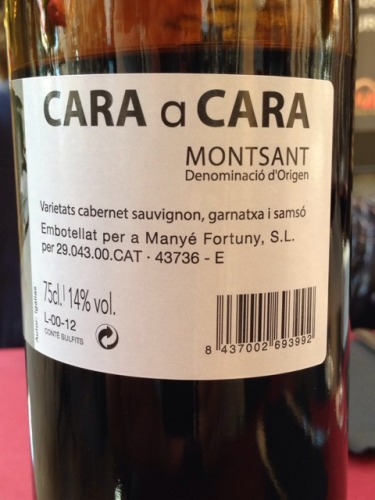 Celler Manyé Fortuny Cara A Cara Montsant | Vivino US
