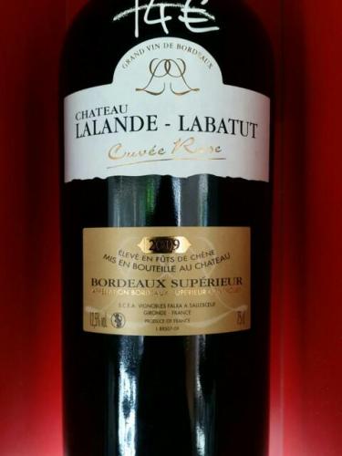 Château Lalande-Labatut Cuvée Rosé Bordeaux Supérieur | Vivino US