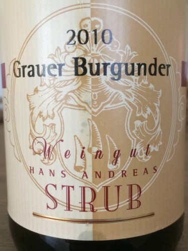 Weingut Hans Andreas Strub Grauer Burgunder | Vivino US