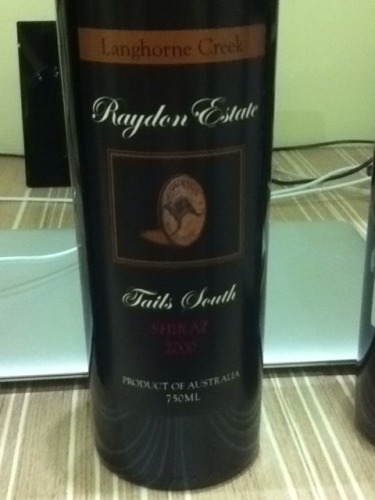 Raydon Estate Tails South Shiraz | Vivino Schweiz