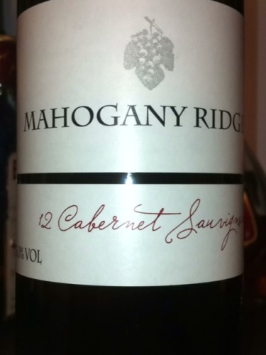 Mahogany Ridge Cabernet Sauvignon | Vivino English
