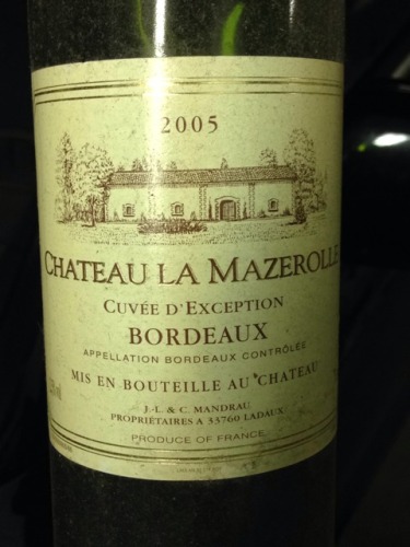 Château La Mazerolle Cuvée d'Exception Bordeaux | Vivino US