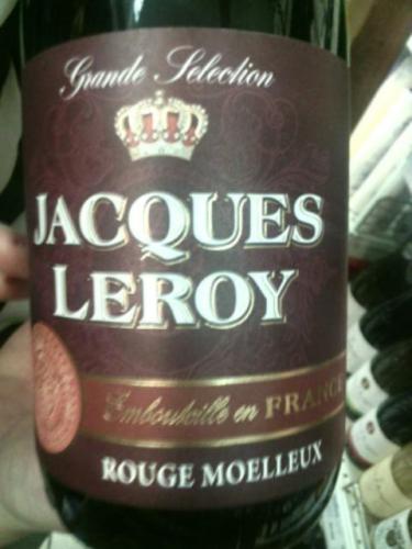 Jacques Leroy Grande Sélection Rouge Moelleux | Vivino