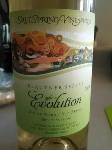 Salt Spring Vineyards Blattner Series Evolution White | Vivino Australia