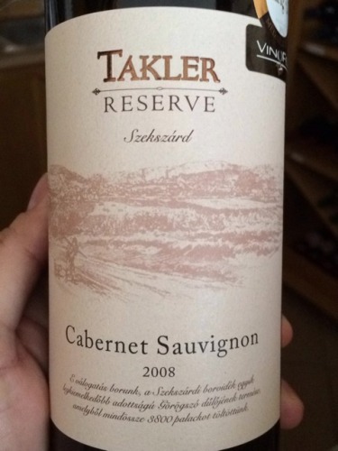 Takler Reserve Cabernet Sauvignon | Vivino English