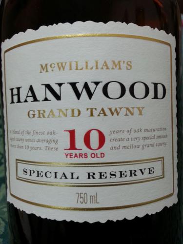McWilliam's Special Reserve Hanwood 10 Year Old Grand Tawny | Vivino US