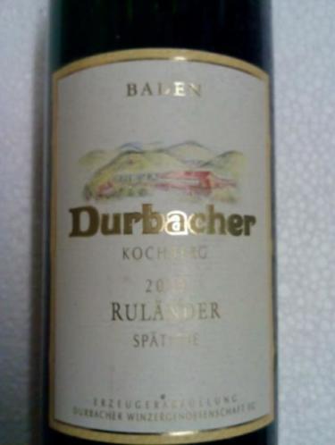 Durbacher Ruländer Spätlese | Vivino US