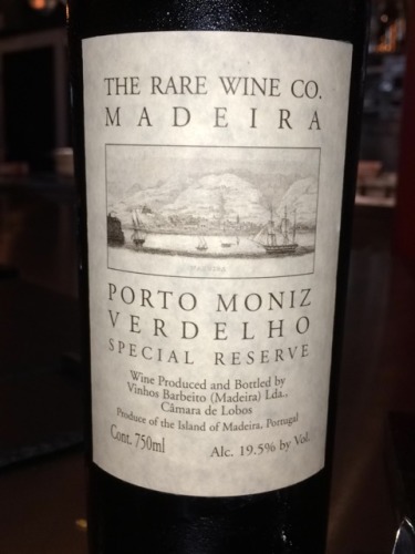 N.V. Rare Wine Co. Porto Moniz Verdelho Madeira (Special Reserve ...