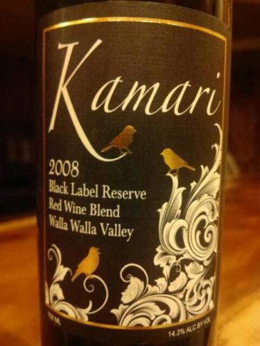 Kamari Black Label Reserve Red Blend | Vivino US
