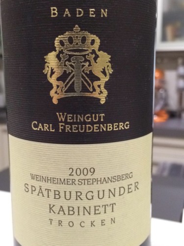 Weingut Carl Freudenberg Weinheimer Stephansberg Spätburgunder Kabinett ...