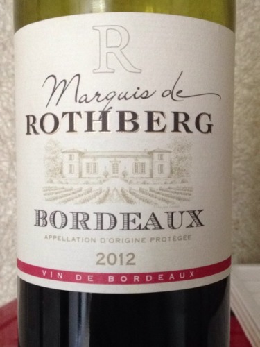 Marquis de Rothberg Bordeaux | Vivino English