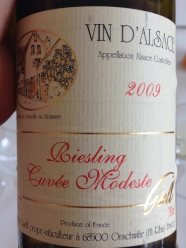 Château d'Orschwihr Cuvée Modeste Riesling | Vivino US