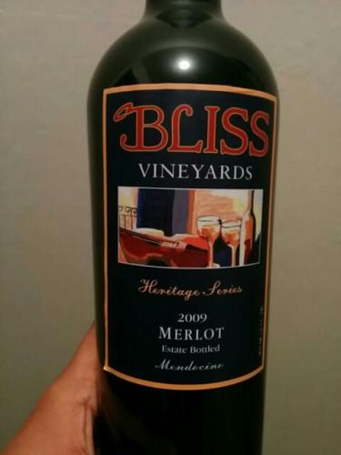 Bliss Merlot Heritage Series | Vivino Brasil