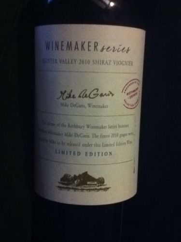 Rothbury Estate Winemaker Series Mike de Garis Limited Edition Shiraz ...