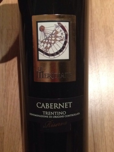 Cantina Sociale Trento Le Meridiane Cabernet Riserva | Vivino US