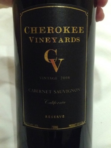 Cherokee California Reserva Cabernet Sauvignon | Vivino