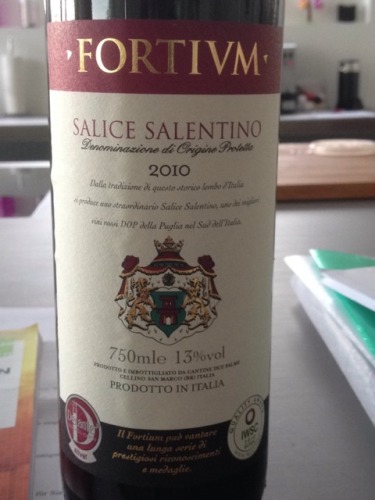 2010 Fortivm Salice Salentino | Vivino