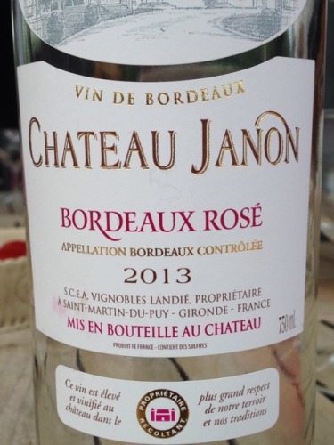 Vignobles Landié Chateau Janon Bordeaux Rosé | Vivino US