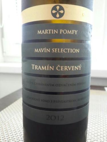 Martin Pomfy - Mavín Selection Tramín Červený | Vivino 日本