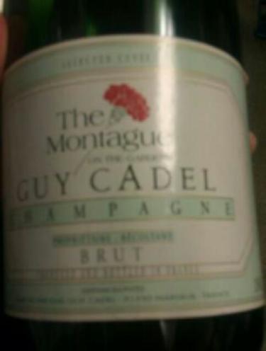 Guy Cadel The Montague Selected Cuvée Brut Champagne | Vivino US