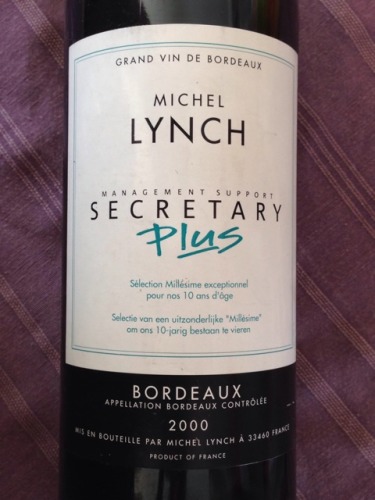 Michel Lynch Bordeaux Secretary Plus | Vivino US