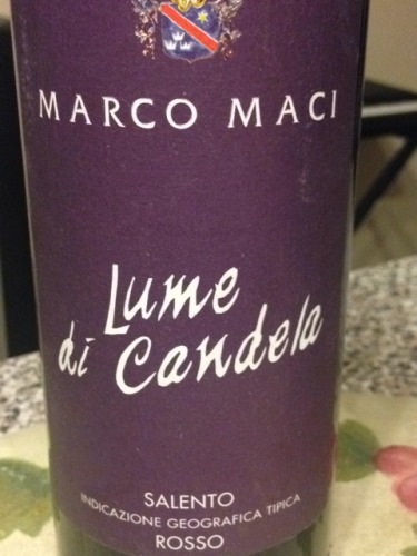 Marco Maci Lume di Candela Rosso | Vivino US