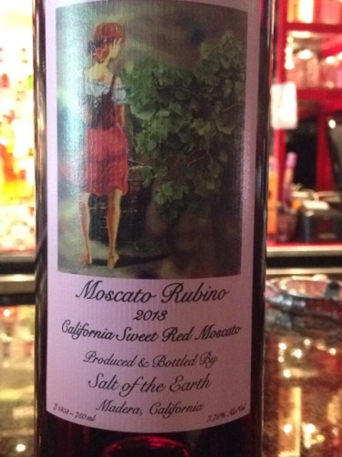 Salt Of The Earth California Sweet Red Moscato Rubino 2013 | Wine Info
