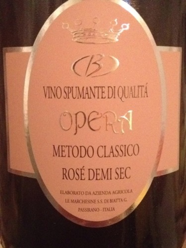 2016 Le Marchesine Opera Rosé Demi Sec | Vivino