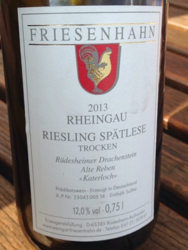 Friesenhahn Riesling Spätlese Trocken | Vivino US