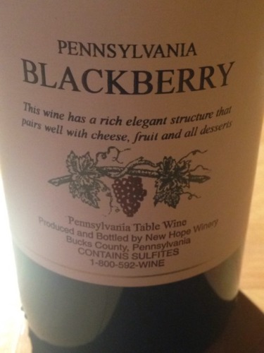 New Hope Winery Pennsylvania Table Blackberry | Vivino English