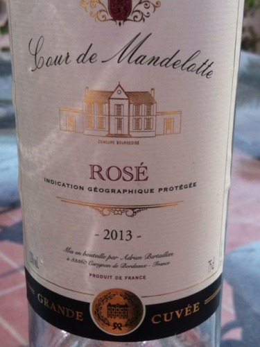 Cour de Mandelotte Grande Cuvée Rosé | Vivino US