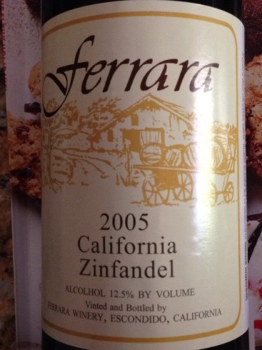 Ferrara California Zinfandel | Vivino Brasil