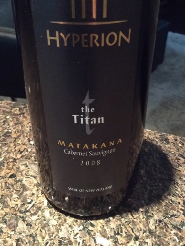 2008 Hyperion The Titan Cabernet Sauvignon | Vivino US