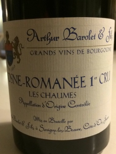 Arthur Barolet & Fils Vosne-Romanée 1er Cru 'Les Chaumes' | Vivino Danmark