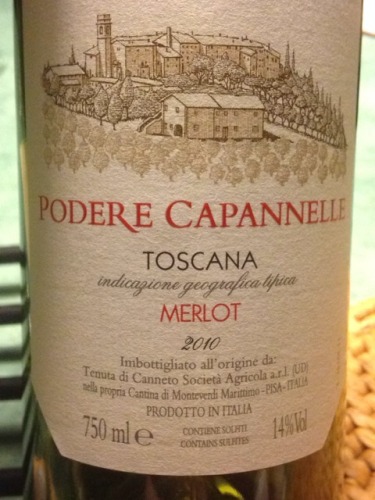 Tenuta di Canneto Podere Capannelle Merlot | Vivino 日本