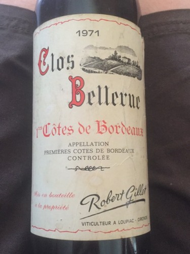 Robert Gillet Premières Côtes de Bordeaux 1er Clos Belleuve | Vivino Canada