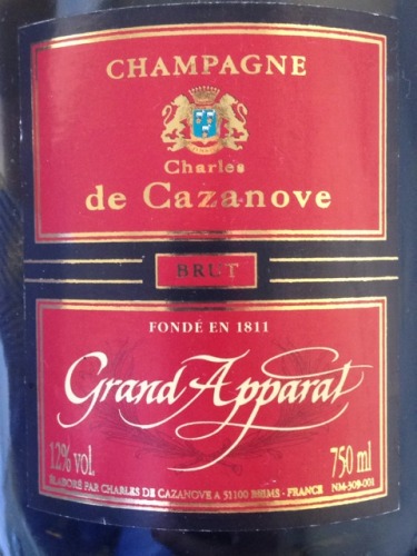 N.V. Charles de Cazanove Grand Apparat Brut Champagne | Vivino France