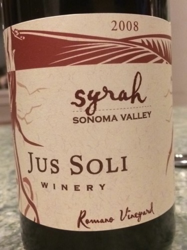 Jus Soli Romano Vineyard Syrah | Vivino US