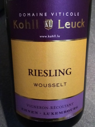 Domaine Viticole Kohll-Leuck Wousselt Riesling | Vivino US
