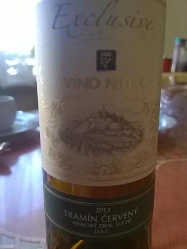 Víno Nitra Exclusive Collection Tramín Červený | Vivino Australia