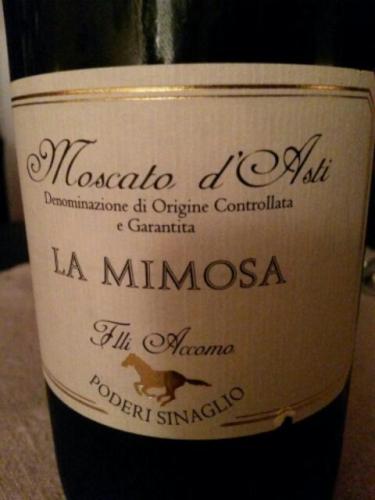 Poderi Sinaglio La Mimosa Moscato d'Asti | Vivino 日本