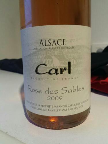 Andre Carl & Fils Carl Rose Des Sables | Vivino US