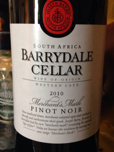 Barrydale Cellar Merchant's Mark Pinot Noir | Vivino United States