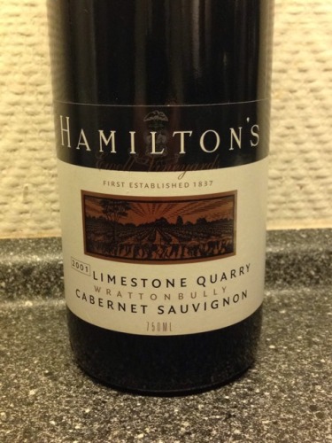Hamilton's Ewell Limestone Quarry Cabernet Sauvignon | Vivino France