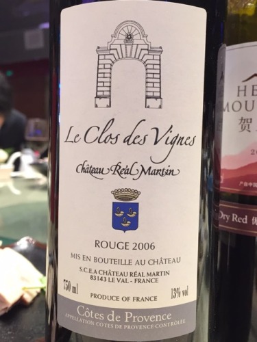 Chateau Réal Martin Le Clos des Vignes Côtes de Provence Rouge | Vivino US