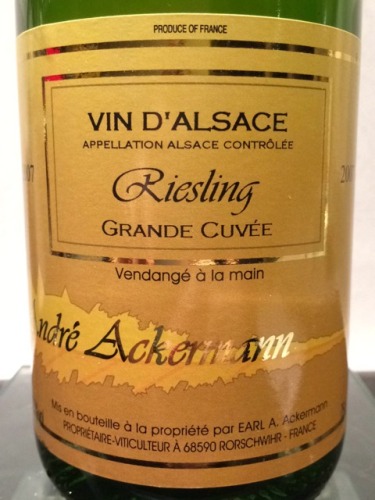 André Ackermann Grande Cuvée Riesling | Vivino English