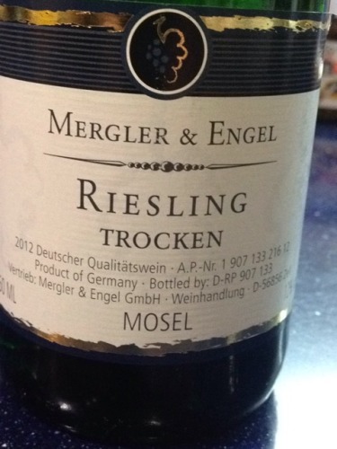 Mergler & Engel Mosel Trocken Riesling | Vivino US
